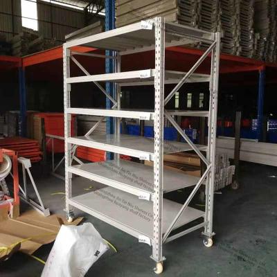 China Heavy Duty Steel Pallet Rack 5000kg Capacity 4 Layers Adjustable Storage Shelving for sale