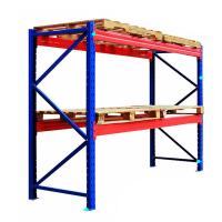 China 1000Kg 3500Kg Push Back Pallet Racking for sale