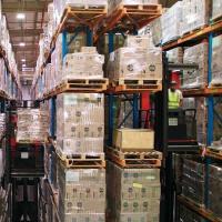 China 8 Ton Factory Pallet Racking 4 Tier Heavy Duty Shelving Unit Adjustable for sale