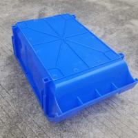China Blue Stackable Plastic Bins 20kg Nuts And Bolts Storage Containers for sale