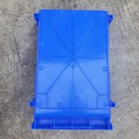 China Blue Stackable Plastic Bins 20kg Nuts And Bolts Storage Containers for sale