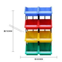 China Wall Mounted Plastic Storage Bins 28 Bins 50kg Capacity Stackable Garage Organizer for sale