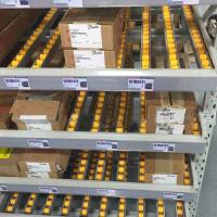 China Orange 4 Layers Heavy Duty Roller Rack ISO9001 Metal Roller Rack Silver for sale