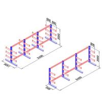 China ODM Cantilever Racking System Q235B Pallet Racking Timber Shelves for sale