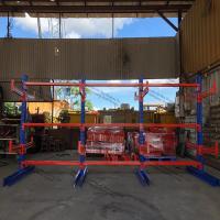 China Q235B Cantilever Racking System 8m Auto Industrial Cantilever Shelving for sale