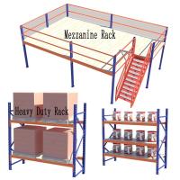 China SGS Stackable Metal Racks Four Tires Long Span Shelving System 2000kg Capacity for sale