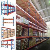 China 1500kg Beam Racking 40mm Warehouse Shelving System Cold Rolled Steel for sale