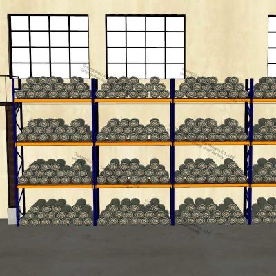 China Multi Level Beam Racking Heavy Duty Pallet Rack ISO9001 Cold Rolled Steel Custom Size for sale