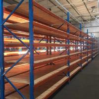 China Steel Q235 Beam Racking Multi Level CE Longspan Garage Shelving for sale