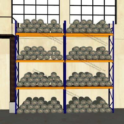 China 2 Ton Heavy Duty Pallet Racking System CE Certified Long Span Storage Racks for sale