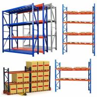 China Heavy Duty 2 Tires 108 Pallet Rack Beams Longspan Shelving SGS Certified for sale