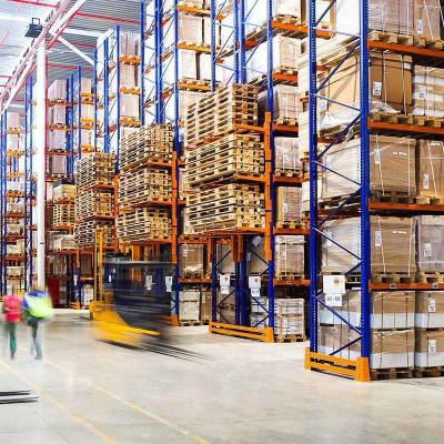 China 48 Pallet Rack Beam Racking System ODM For Palletized Goods for sale