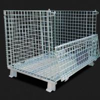 China ODM Warehouse Storage Cages 500kg Wire Security Powder Coated for sale