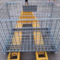 China 500kg Collapsible Wire Cage Foldable Wire Mesh Storage Cages Odm for sale