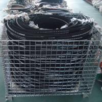 China SGS Supermarket Wire Mesh Security Cage 0.8 Tons Heavy Duty Wire Container for sale