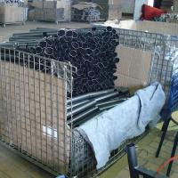 China Galvanized Folding Wire Cage 1.5T Stackable Storage Cages Heavy Duty Steel for sale