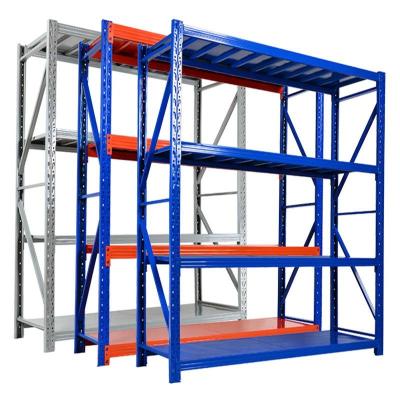 China 600kg Medium Duty Racking Logistics SGS Pallet Racking Mesh Shelves for sale
