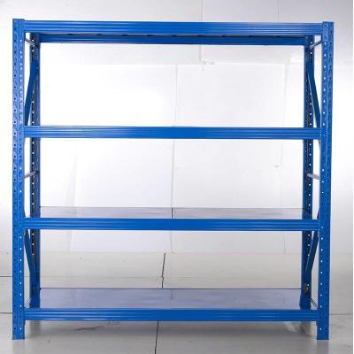 China 200kg Medium Duty Pallet Racking 50mm Metal Shelf Rack Assembly for sale