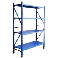 China 50mm Medium Duty Racking 200kg Adjustable Steel Rack Blue for sale