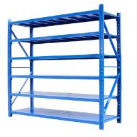 China Q235B Light Duty Storage Racks 450kg Capacity Powder Coated Commercial Shelving for sale