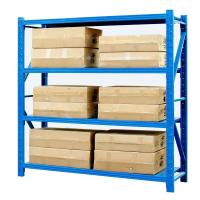 China Q235B Light Duty Storage Racks 450kg Capacity Powder Coated Commercial Shelving for sale