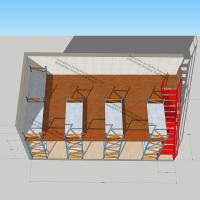 China Multi Level Mezzanine Racking System 2.5 Tons Mezzanine Warehouse Storage for sale
