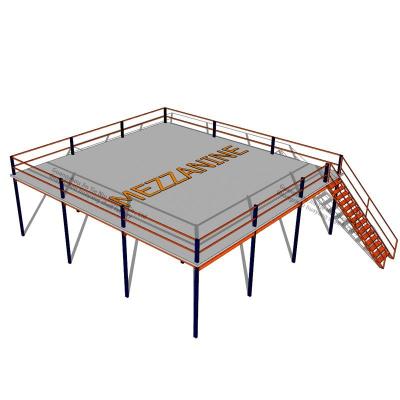 China 6000kg Mezzanine Storage Systems Multi Tiers for sale