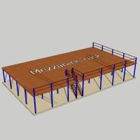 China Fire Rated Mezzanine Racking System ODM Custom Steel Pallet Rack 1000kg Capacity for sale