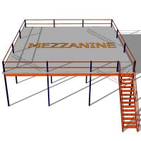 China Fire Rated Mezzanine Racking System ODM Custom Steel Pallet Rack 1000kg Capacity for sale