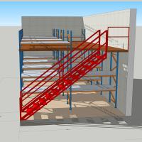 China CE Light Mezzanine Racking System Cold Rolled Steel Racking Mezzanine Floor for sale