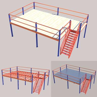 China 3.5 Ton Prefabricated Steel Mezzanine Multi Level Platform Racking System OEM for sale