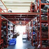 China Powder Coating Mezzanine Racking System Q235B Steel Mezzanine Floor Racking 1000kg Capacity for sale