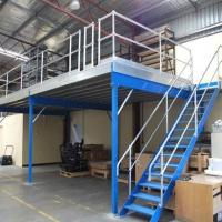 China 4500kg Mezzanine Shelving System 2-3 Layers for sale