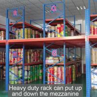 China 3 Tier Mezzanine Racking System Plywood Board Storage Platform 500kg Capacity for sale