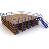 China Q235 Steel Mezzanine Storage Rack 2000kg Capacity Multi Layer Flooring System for sale
