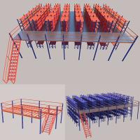 China Q235B Mezzanine Racking System 5000kg Structural Steel Mezzanine Floor for sale