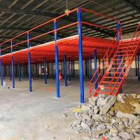 China 7.5T Steel Mezzanine Rack System Heavy Duty Warehouse Mezzanine Floor 2000kg Capacity for sale