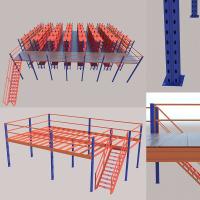 China 8000KG Mezzanine Racking System Multi Layer Warehouse Racking Mezzanine for sale