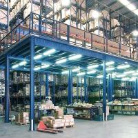 China SGS Mezzanine Racking System Warehouse Storage Floor Board 2-3 Level Custom Steel for sale