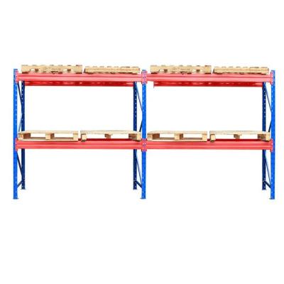 China Q235 Heavy Duty Pallet Racking 7000kg Capacity Industrial Longspan Shelving for sale