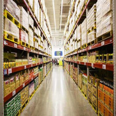 China 3.8T Heavy Duty Industrial Shelving System 4 Tiers SGS Certified Steel Racking for sale