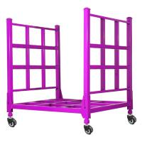 China Galvanized Stackable Pallet Rack 1200x1000mm Cold Rolled Steel Stacking Rack for sale