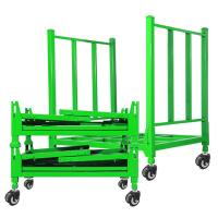 China SGS Green Stackable Tire Rack 2000kg Cold Rolled Steel Custom Size for sale