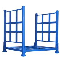 China Galvanized Stacker Rack 1500kg Tire Stacking Rack Deep Blue for sale