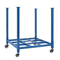 China Four Pillars Stackable Metal Pallets 2.5T Warehouse Stacking Systems Heavy Duty Cold Rolled Steel for sale