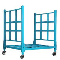 China Purple Stackable Steel Stillages SGS Stacking Rack Heavy Duty for sale