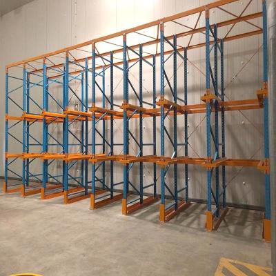 China SGS Drive In Drive Through Racking System 3.5T Warehouse System for sale