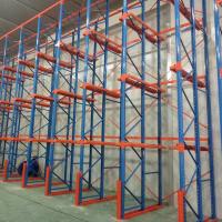 China SGS Drive In Drive Through Racking System 3.5T Warehouse System for sale