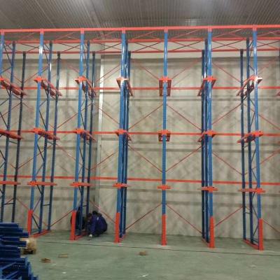 China 6000kg Drive In Pallet Rack SKU Adjustable Pallet Racking Metal for sale