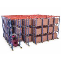 China ODM Drive In Racking 6000kg Double Deep Pallet Racking System Custom Steel for sale